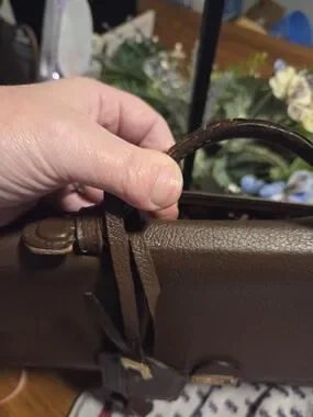 Salvatore Ferragamo | Bags | Salvatore Ferragamo Dark Brown Leather ...
